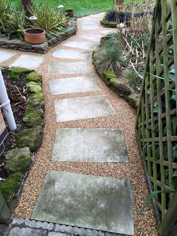 Resin Bound Footpaths in Nottingham - Truestone Surfacing